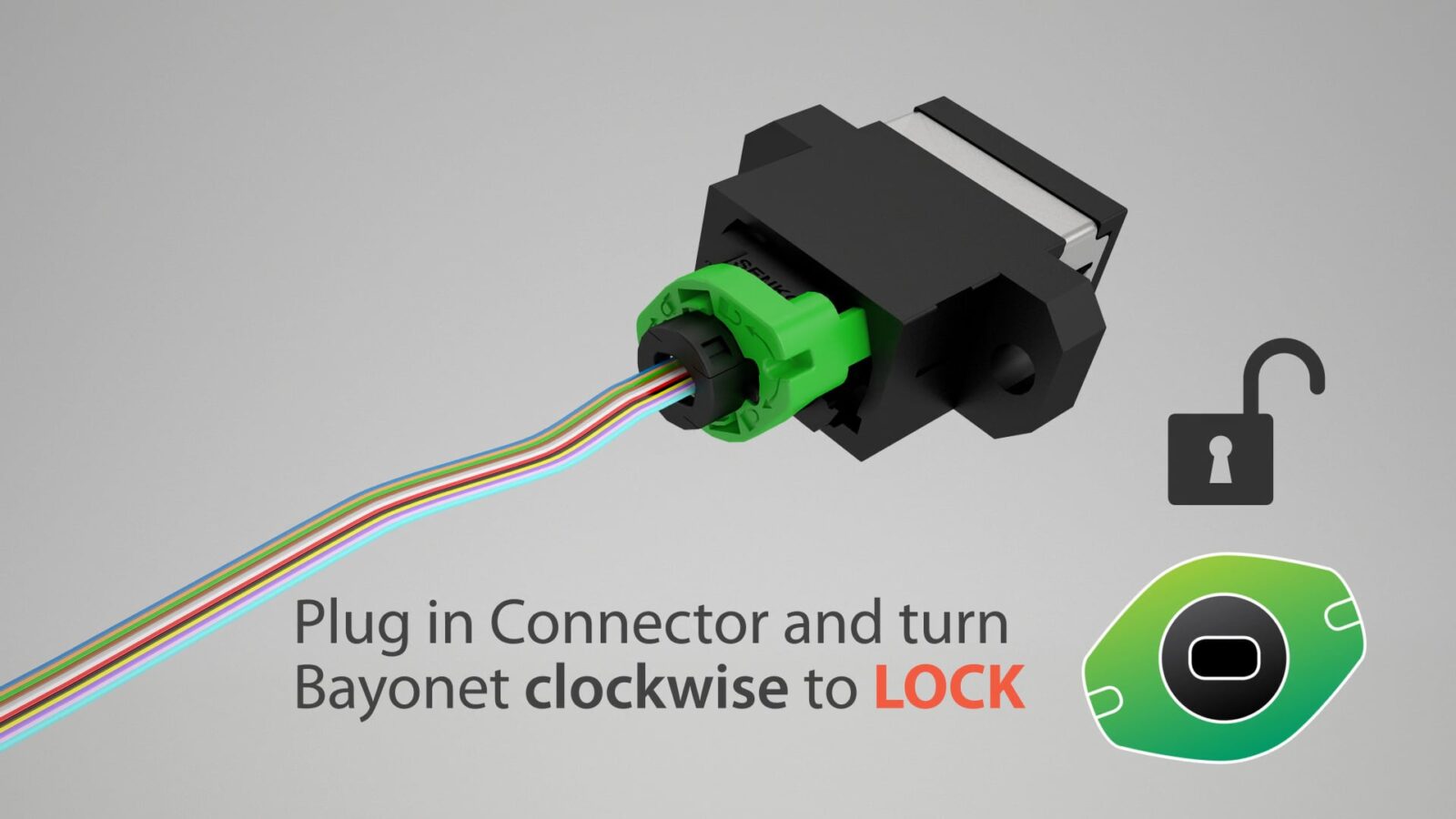 MPO Plus Bayonet Connector