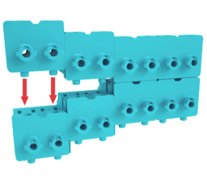 Micro LC Stackable Adapter