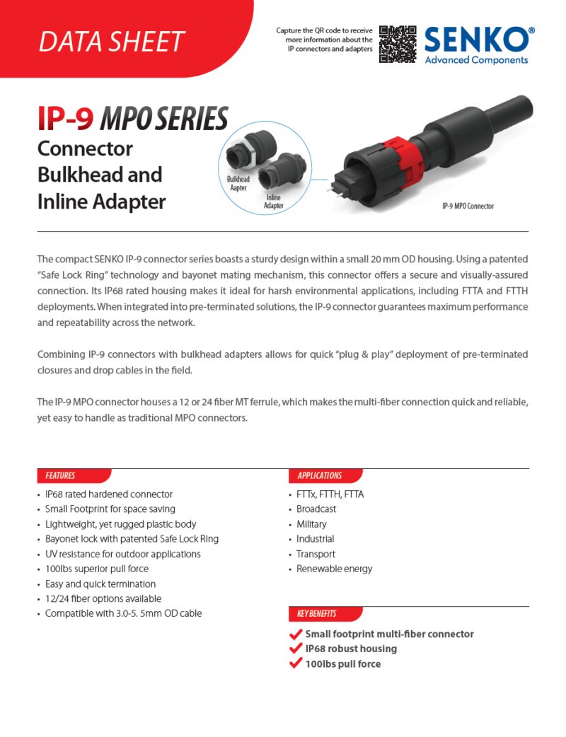 IP-9 MPO Adapter