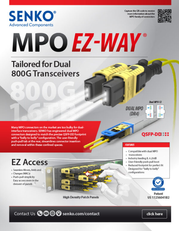 MT-MPO Low Profile Adapter » SENKO Advanced Components, Inc.