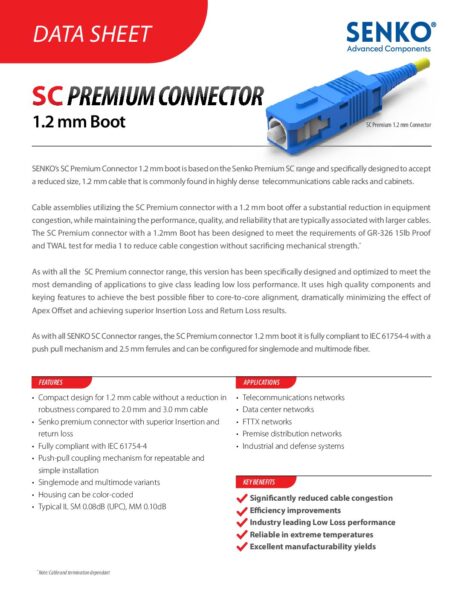 SC Premium Connector