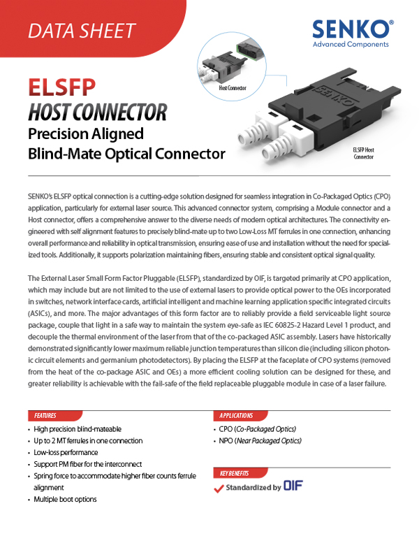 ELSFP Host Connector » SENKO Advanced Components, Inc.