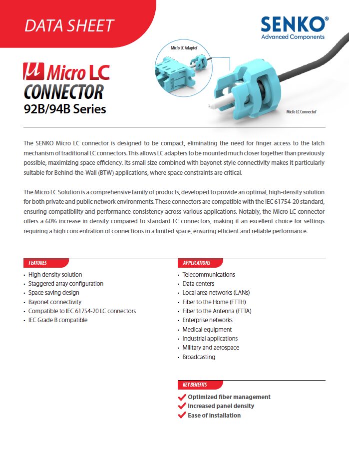 Micro LC Connector